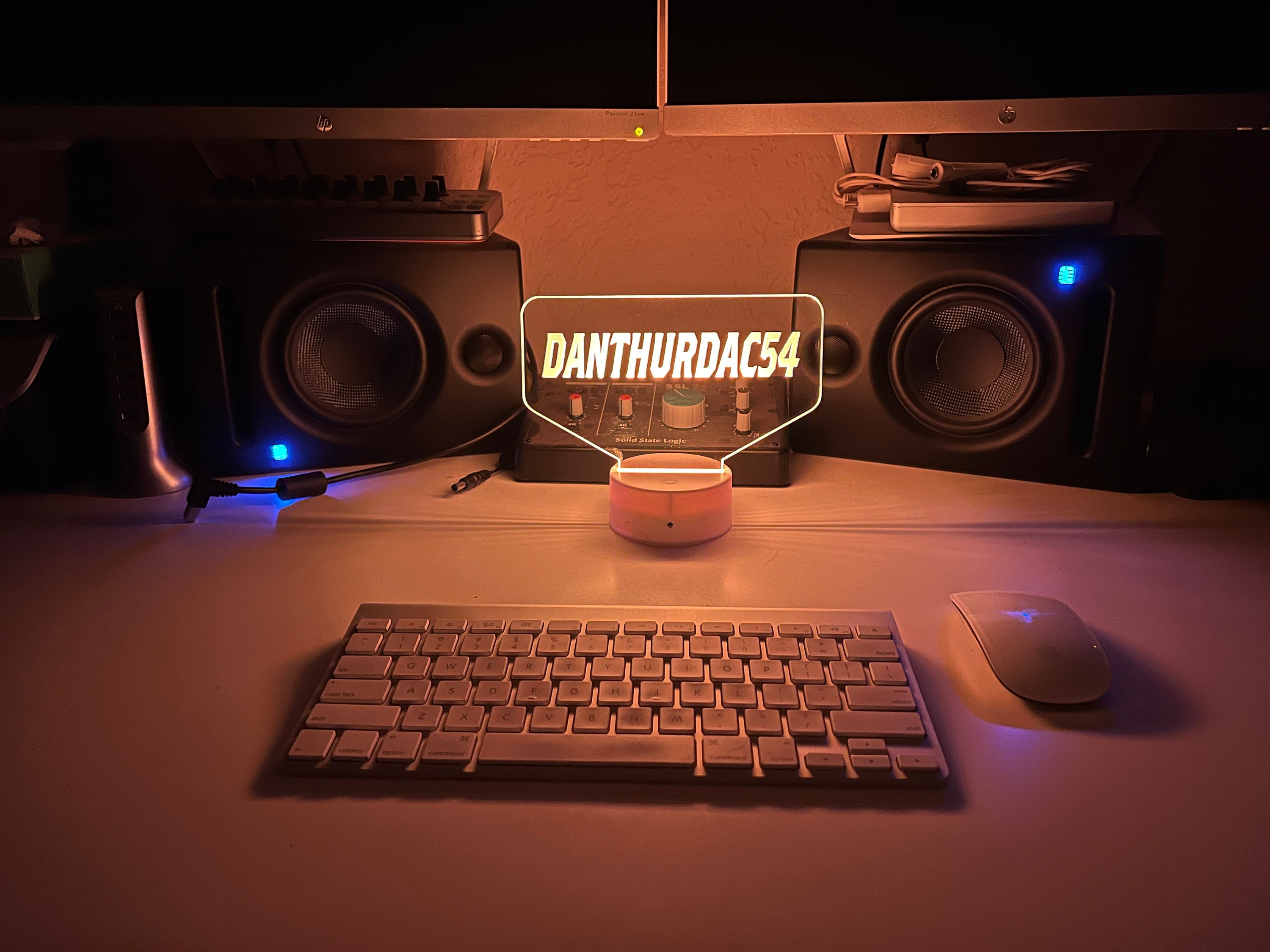 Personalized Gamertag Light Sign, Custom Gamer Tag Sign, Personalized ...