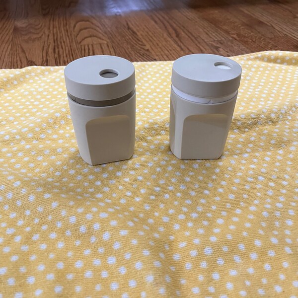 Tupperware Salt and Pepper Shakers - Etsy