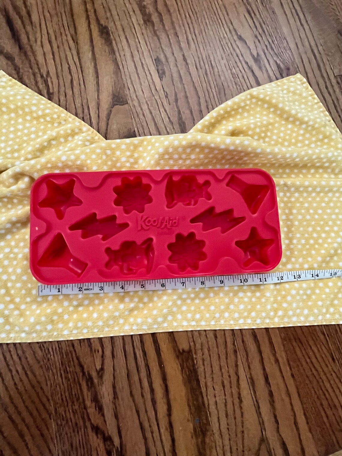 Vintage Kool-aid Ice Cube Tray Mold Space Science Red Plastic Soap ...