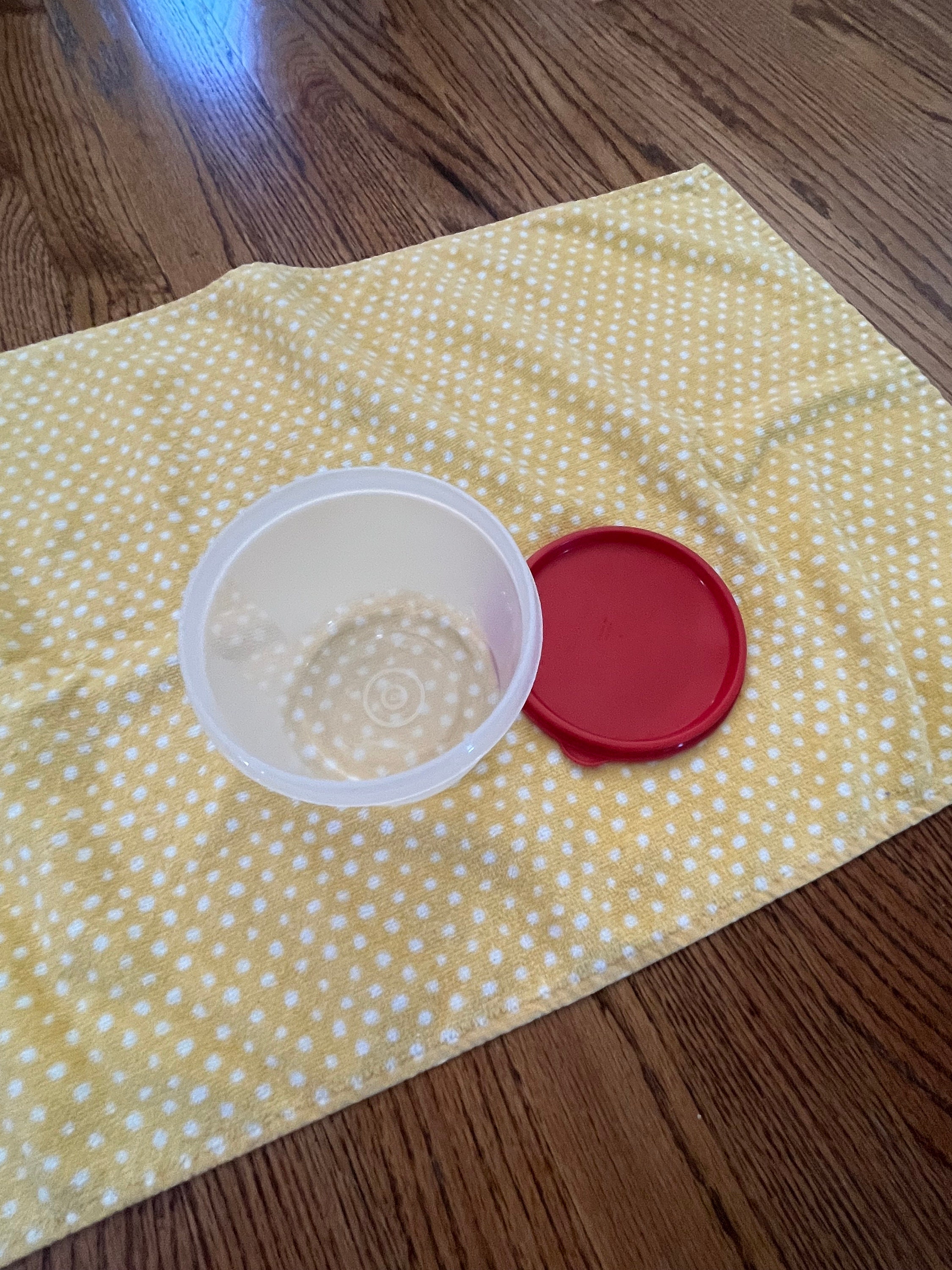 Tupperware Round Clear Frosted Storage Container #1493 - Etsy