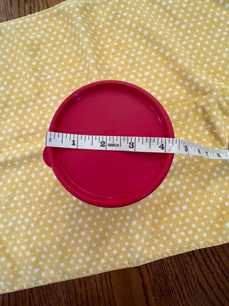 Tupperware Round Clear Frosted Storage Container #1493 - Etsy