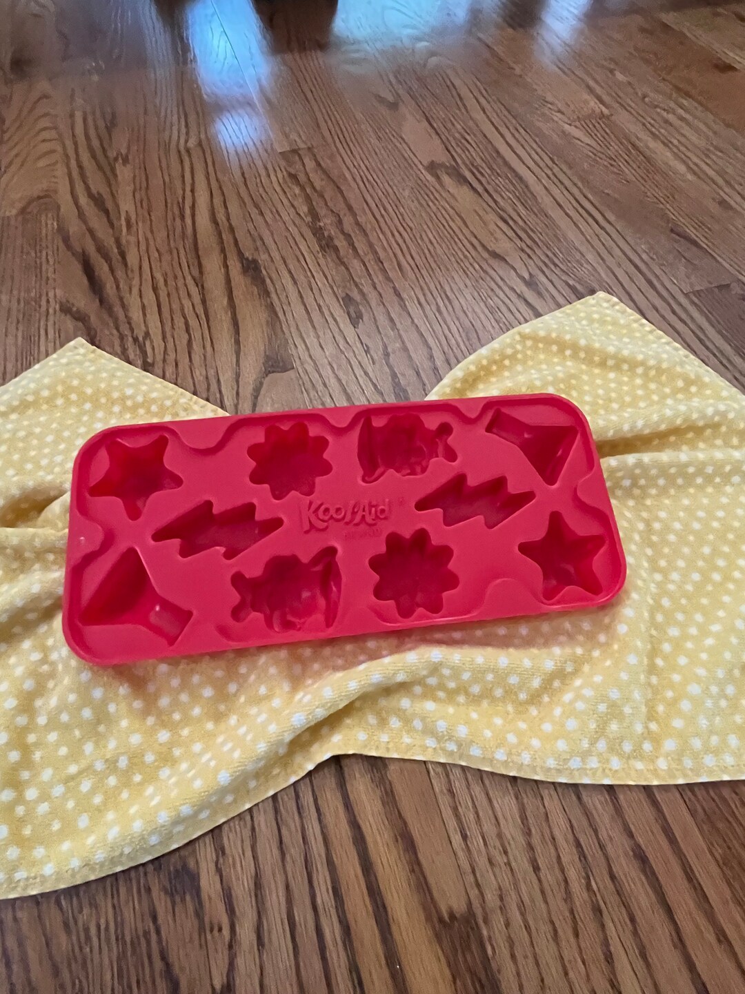 Vintage Kool-aid Ice Cube Tray Mold Space Science Red Plastic Soap ...