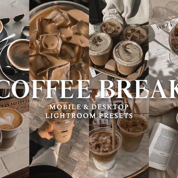 Coffee Lightroom Preset - Etsy