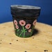 Hand Painted Small Grey Clay Pot 3 Inch Perfect for - Etsy