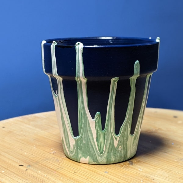 Painted Clay Pots - Etsy