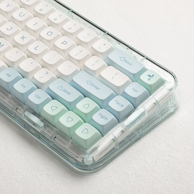 135 Pcs XDA Keycaps Set Creamly Green Theme Keycaps Opaque - Etsy