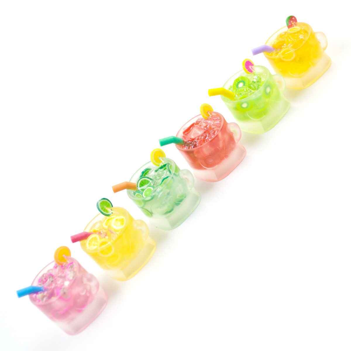 Juice Cup Keycaps, Resin Keycaps, Summer Soft Drink Keycap, Mechanical ...