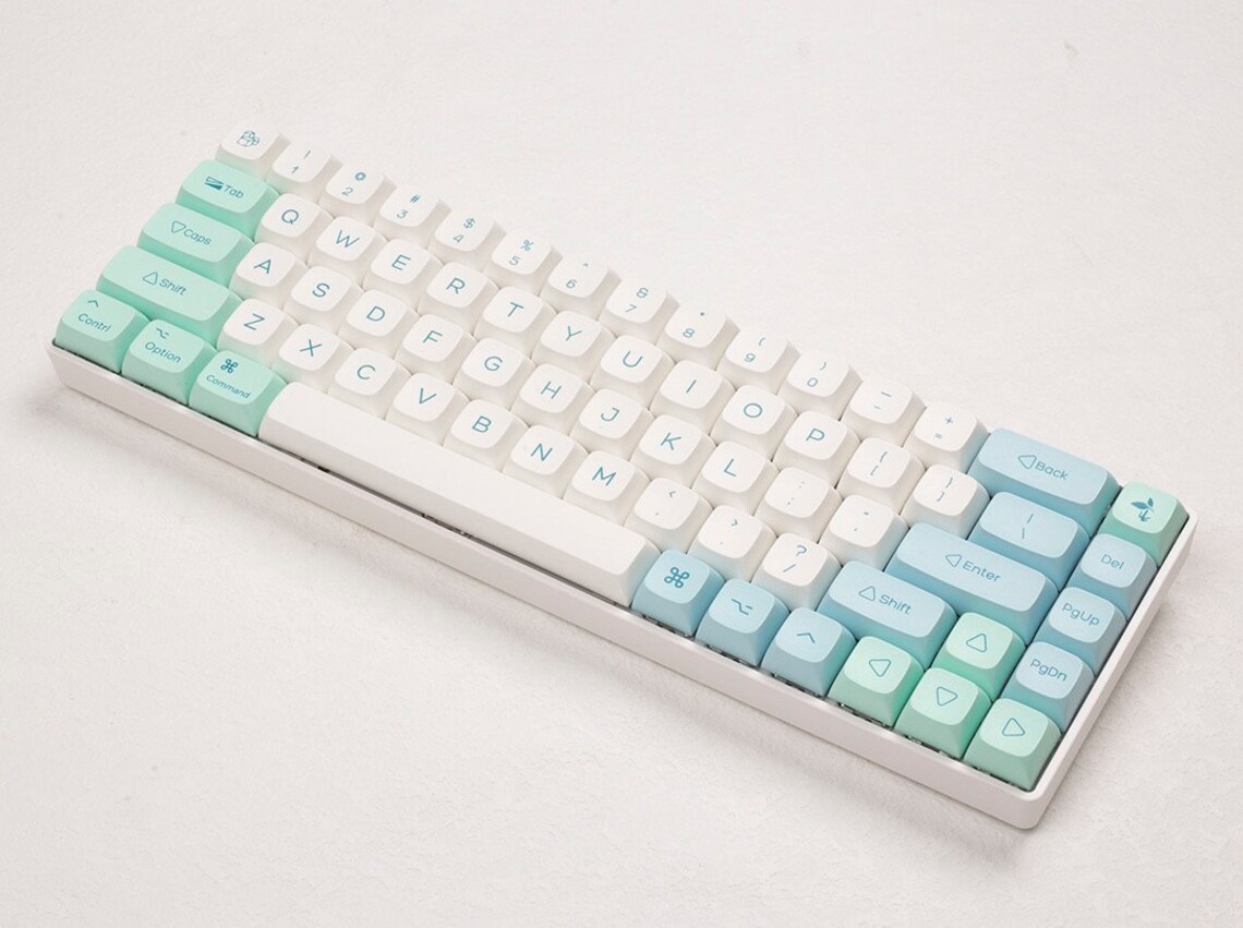 135 Pcs XDA Keycaps Set Creamly Green Theme Keycaps Opaque - Etsy