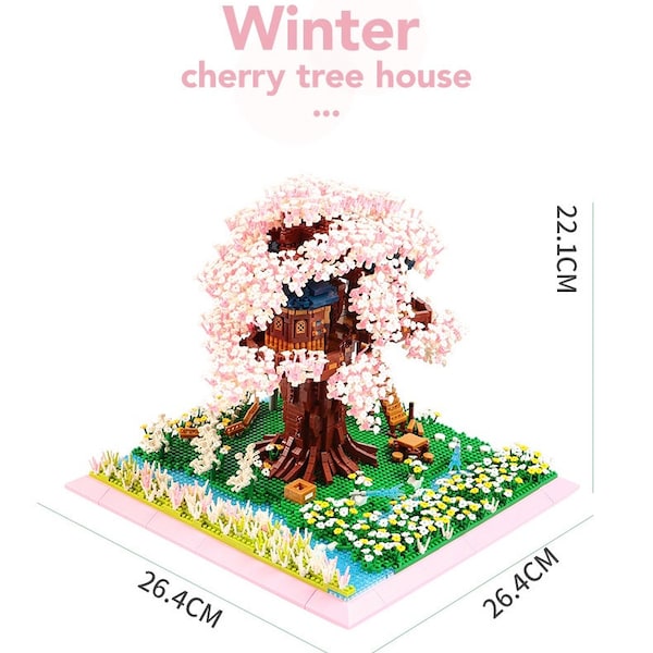 Building Block Cherry Tree - Etsy