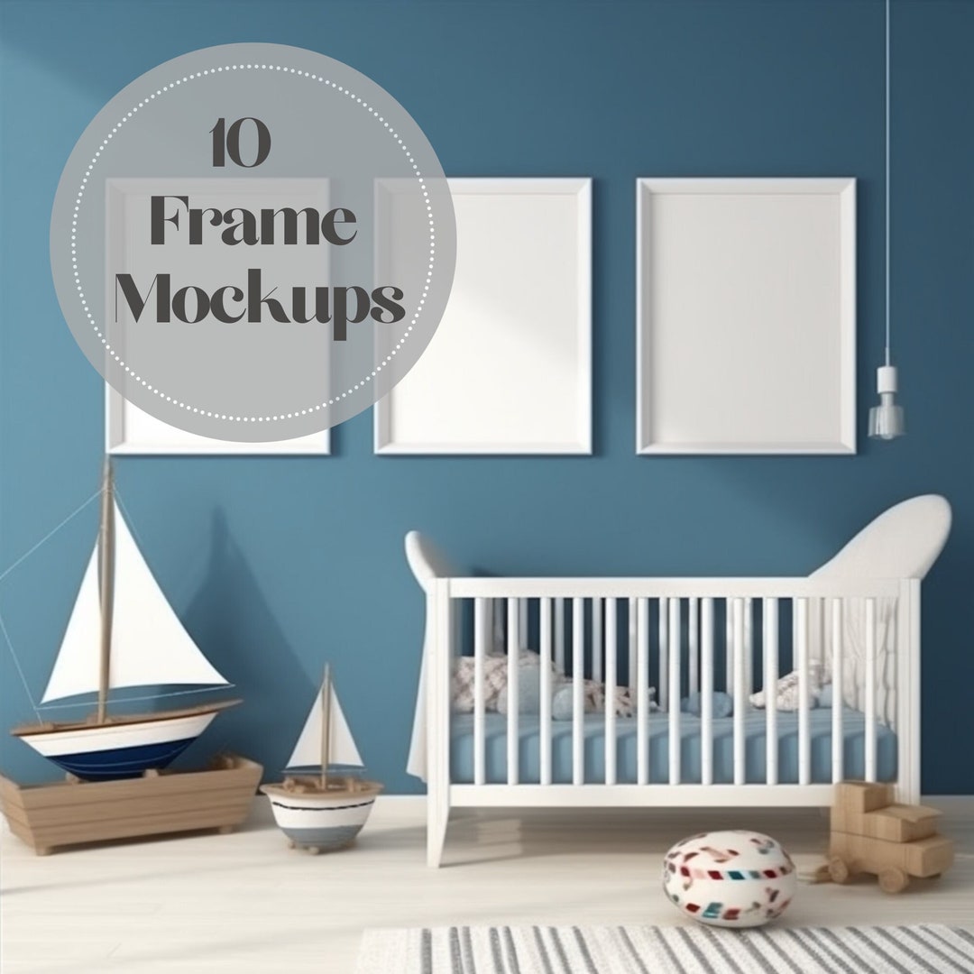 Mockup Frame Nautical Nursery Frame Neutral Frame Mockup - Etsy