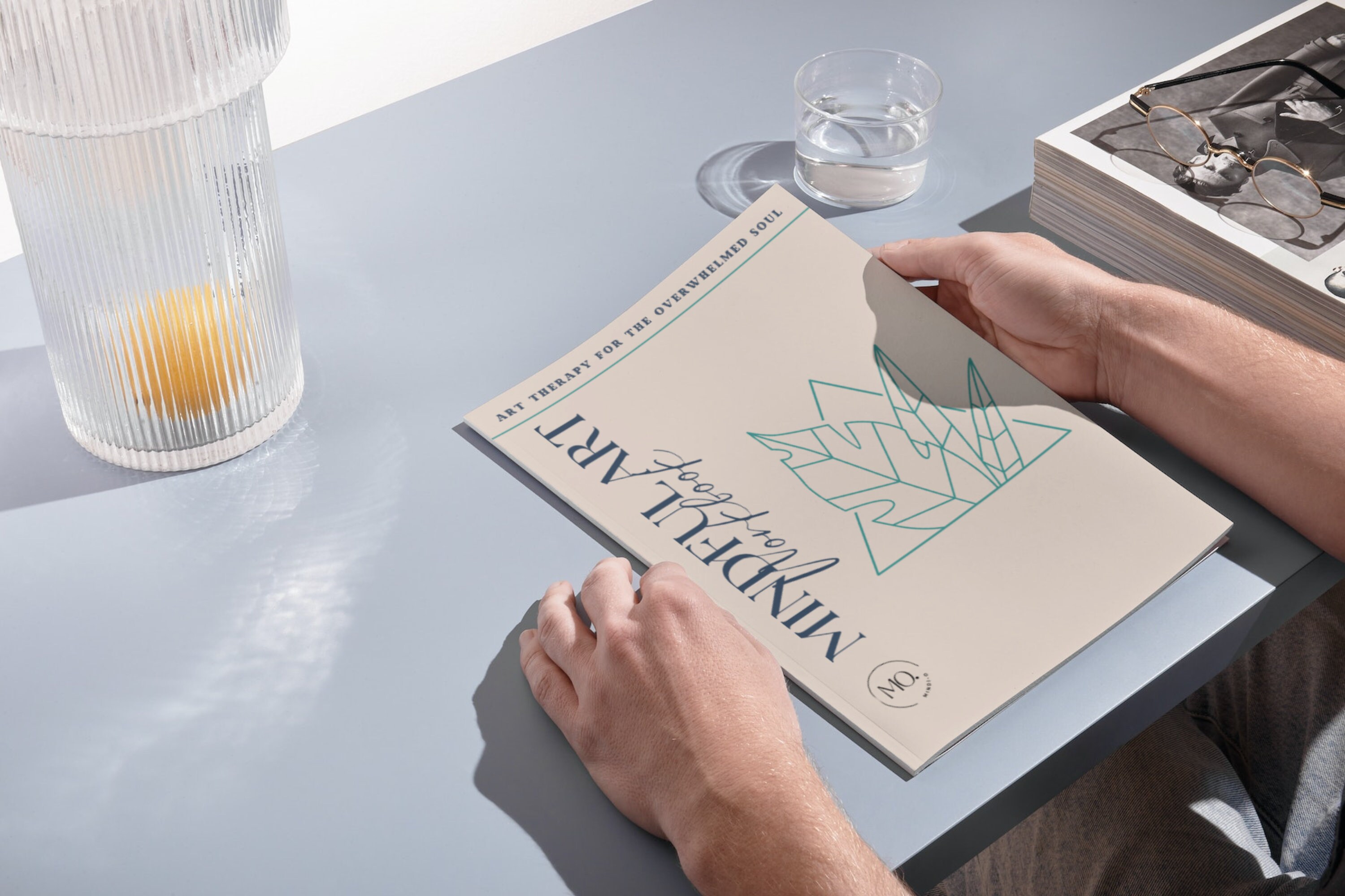 Mindful Art Therapy Workbook, Mindfulness Art Journaling, Creative Self ...