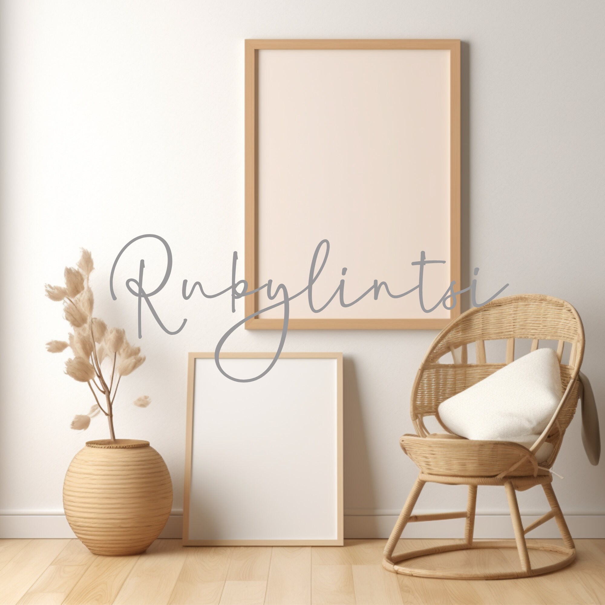 Mockup Bundle Neutral Nursery Mockup Frame Mockup Gallery Wall Mockup ...