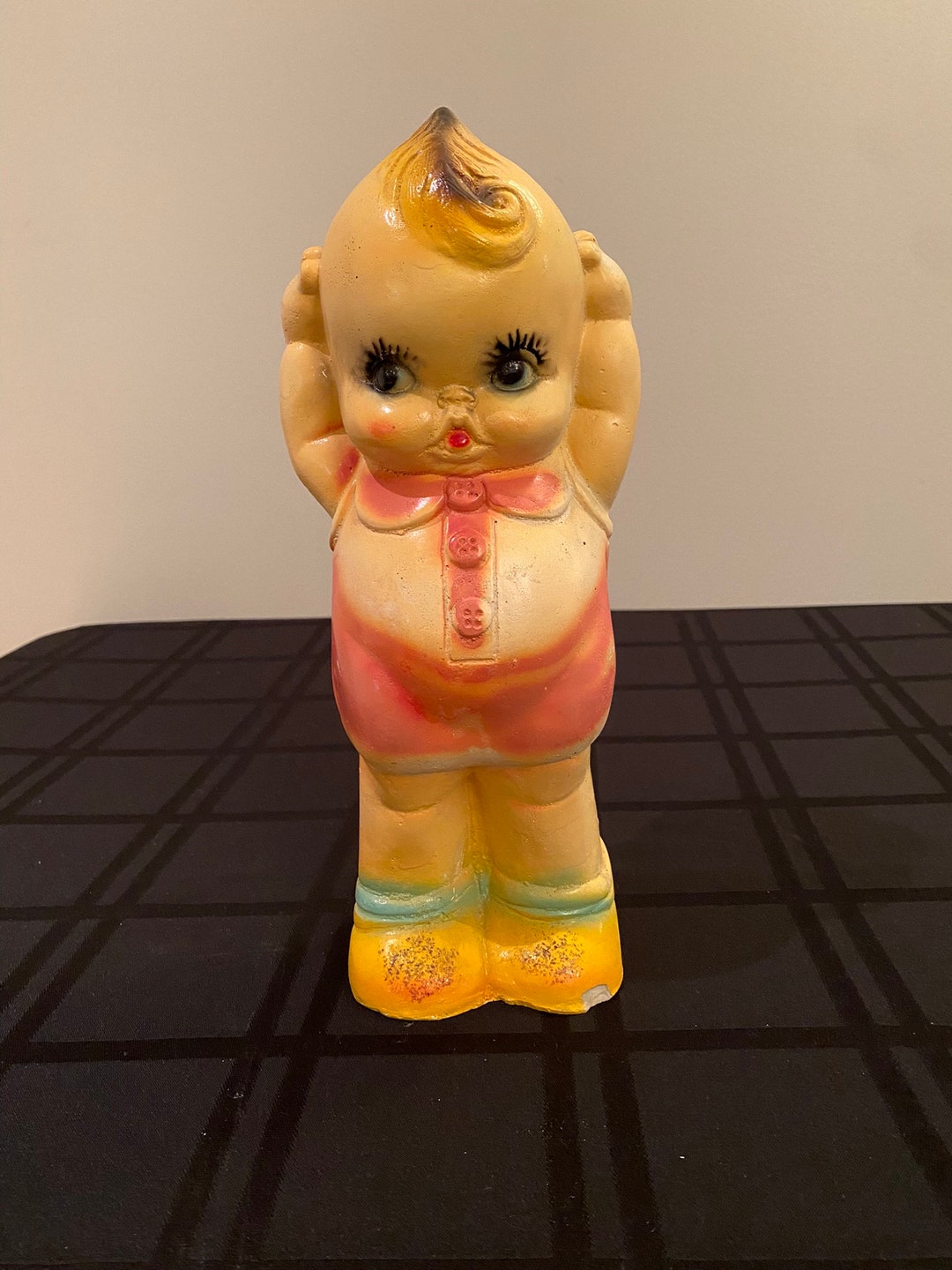 Vintage Chalkware Kewpie Doll Bank - 12 Inches Tall - Etsy