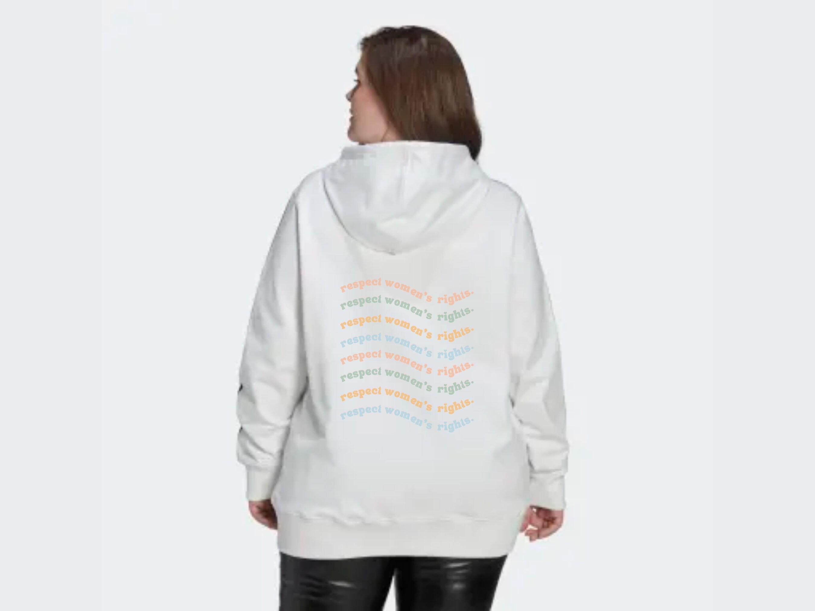 Respect Women's Rights, Aesthetic Hoodie, Positive Hoodie, Words on ...