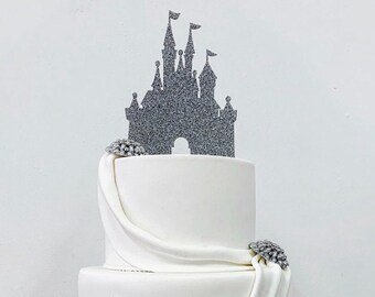 Castle cake topper - Etsy España
