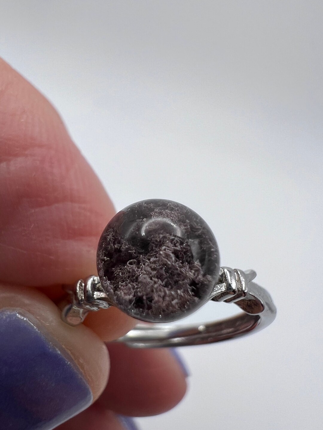 Garden Quartz Lodolite Ring - Etsy