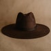Fedora Hat Felt Winter Fedora Hat With Wide and Stiff Brim Hat Winter ...