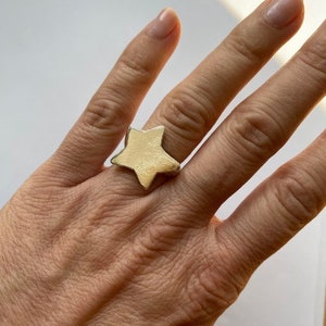 Star Ring Chunky, Sterling Silver 925 - Etsy