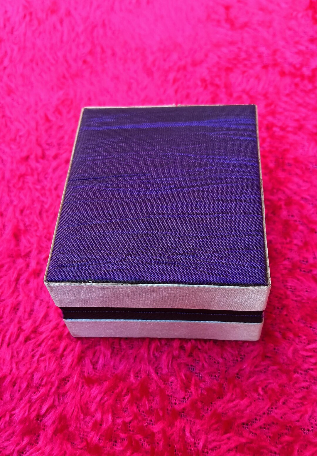 Purple Color Gift Box Inner White Velvet Gift Box Bridal Earring Gift ...
