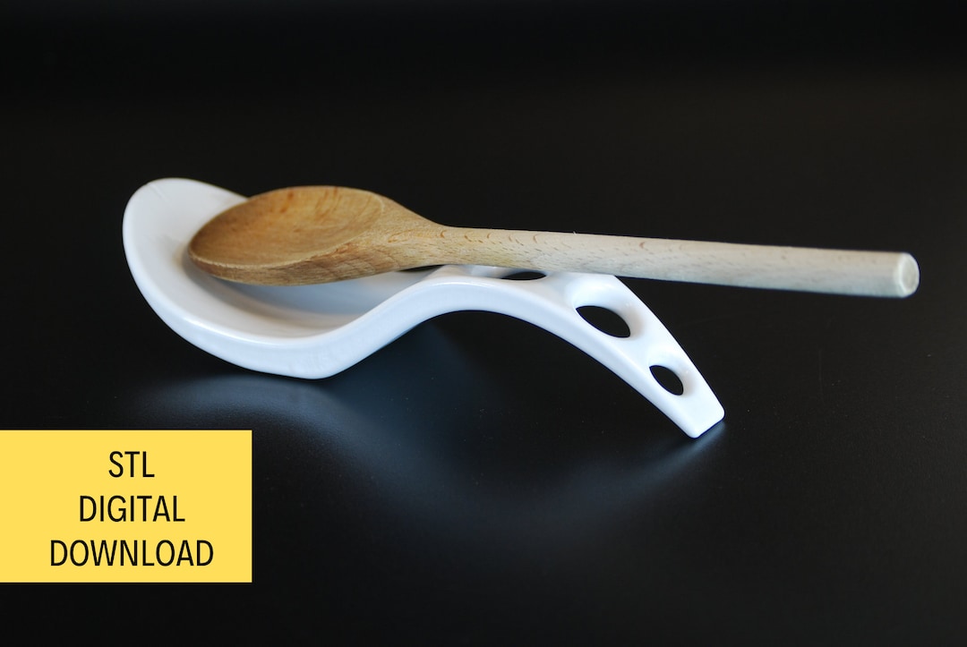 Sauce Spoon Holder Stand - 3d Print Stl File, Digital Download - Etsy