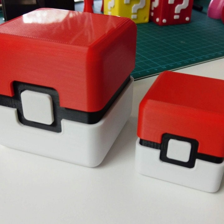 Pokeman Quest Pokeball Container Stl File 3d Printer File - Etsy