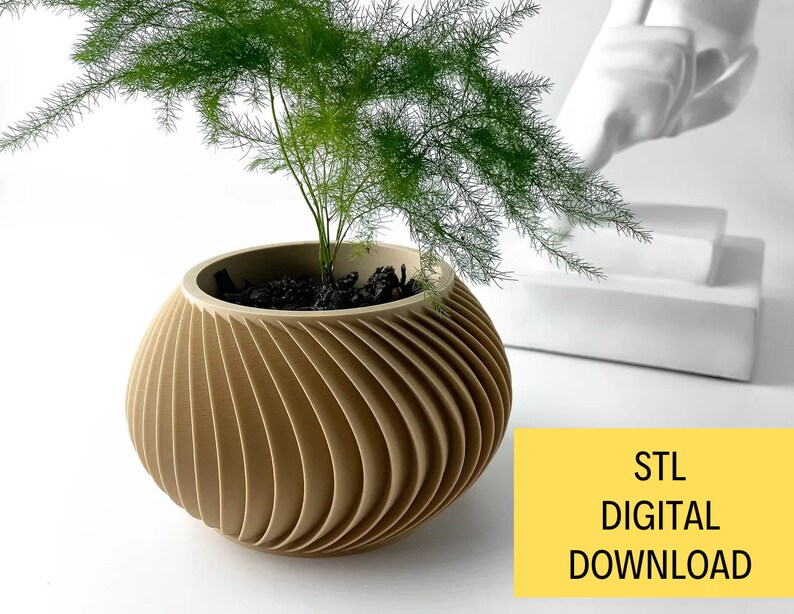 Vase, Flower Pot, 3d Model 3d Print Stl File, Digital Download - Etsy