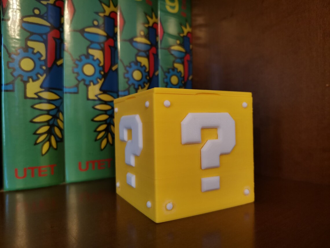 Mario Mystery Box Stl Format, 3d Print Digital Download , Mario Bros ...