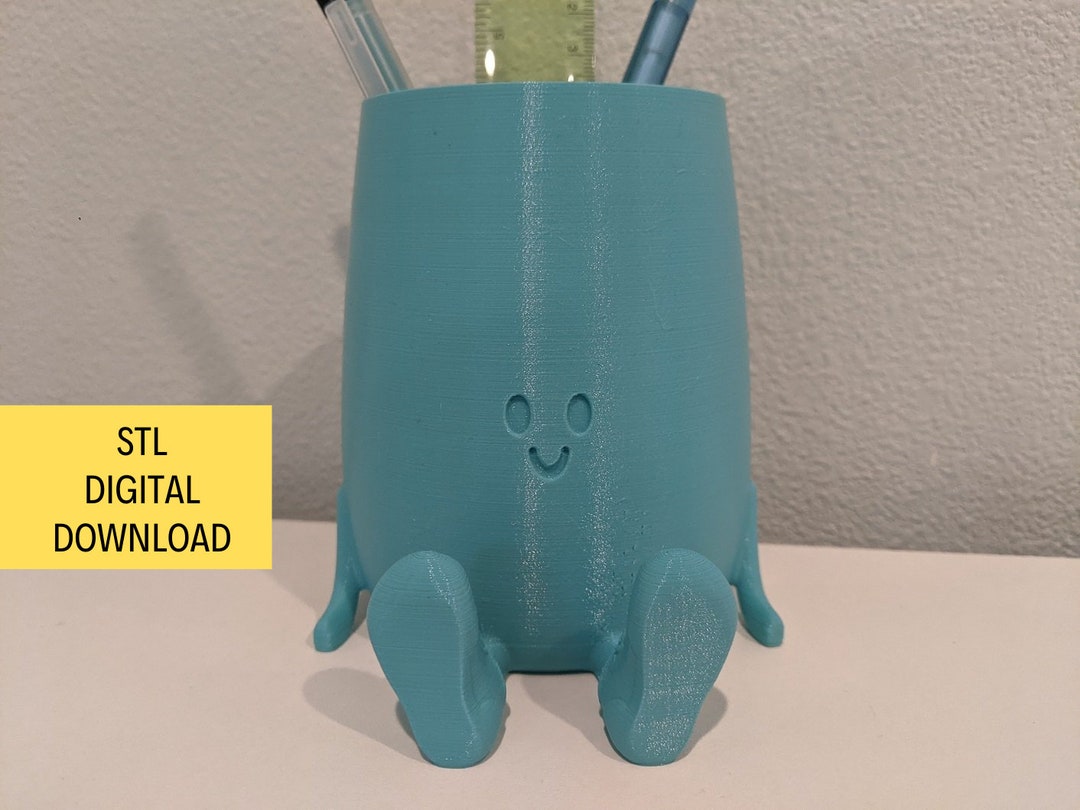 Pen Holder - 3d Print Stl File, Digital Download - Etsy