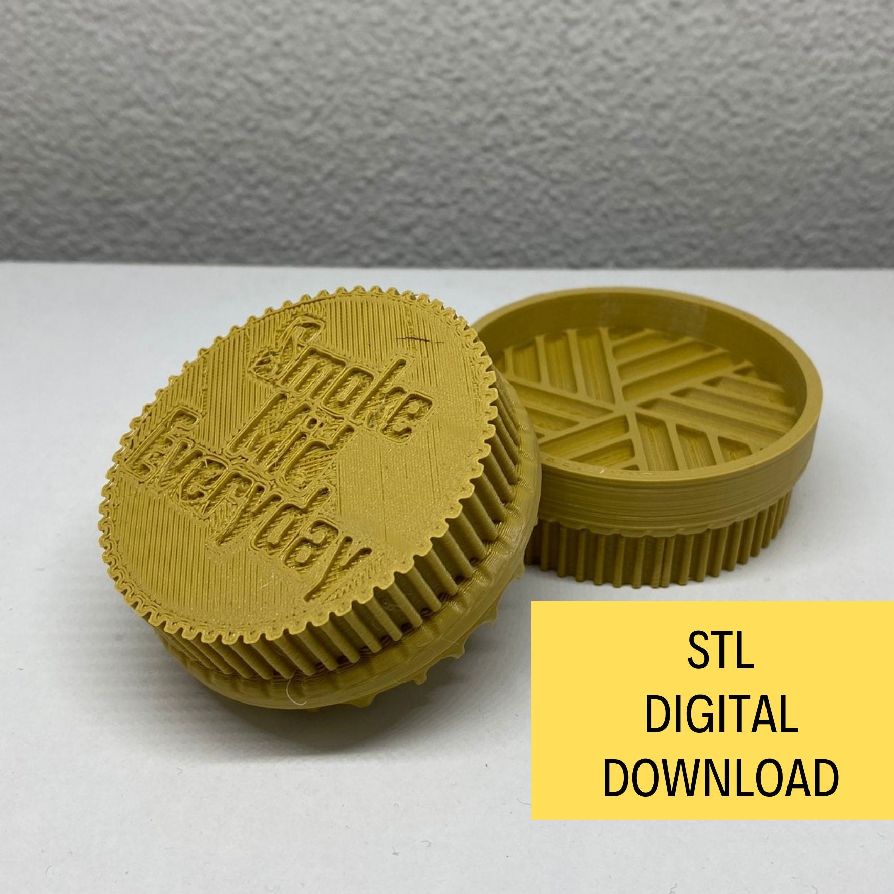Weed Grinder 3d Print Stl File, Digital Download - Etsy