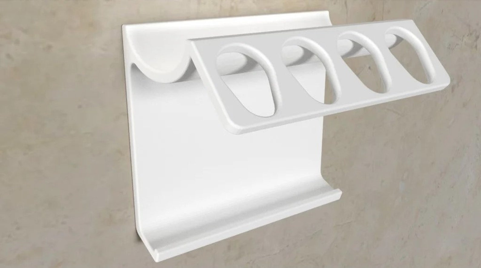 Brush Teeth Holder - 3d Print Stl File, Digital Download - Etsy