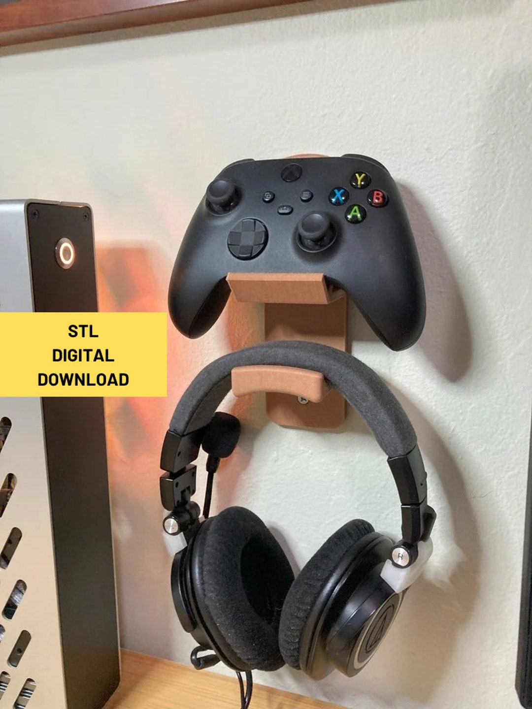 Controller and Headphone Wall - 3d Print Stl File, Digital Download - Etsy