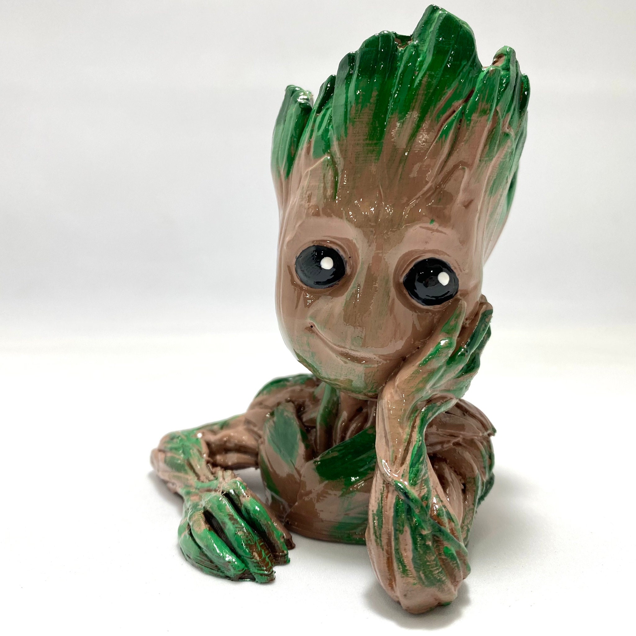 Baby Groot Flower Pot: "gardens" of the Galaxy 3d Printing Stl File ...