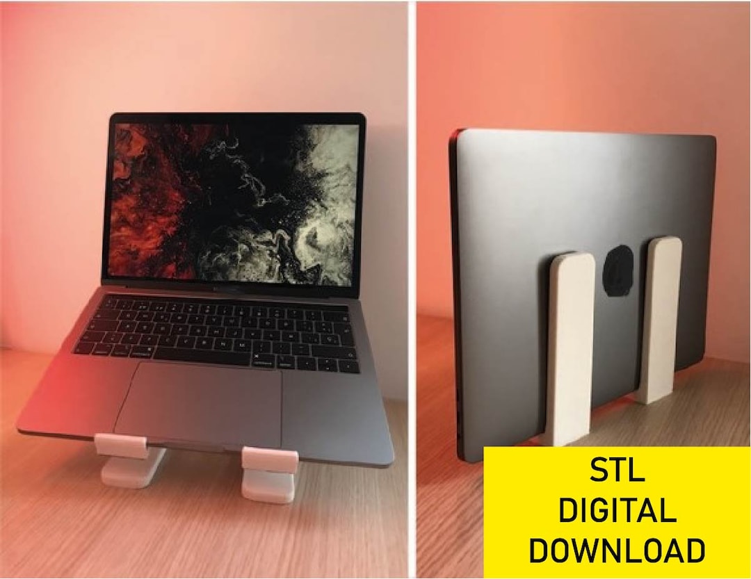 LAPTOP STAND 2 POSITIONS 3d Printing File Stl - Etsy