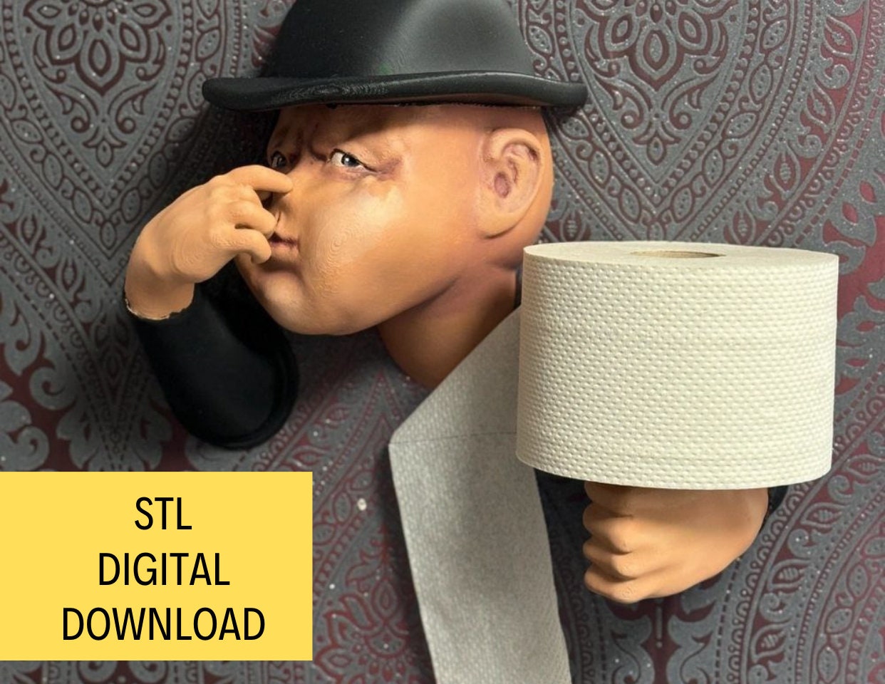 Toilet Paper Holder - 3d Print Stl File, Digital Download - Etsy