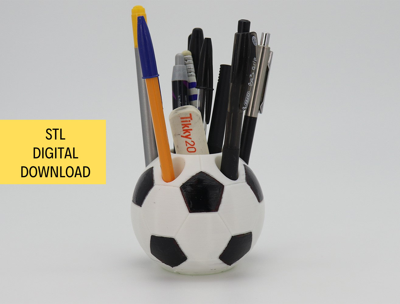 Football Pencil Holder - 3d Print Stl File, Digital Download - Etsy