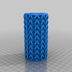 Knitted Cylindrical Containers, 3d Print Pack Knitted Holder, Rope Case ...