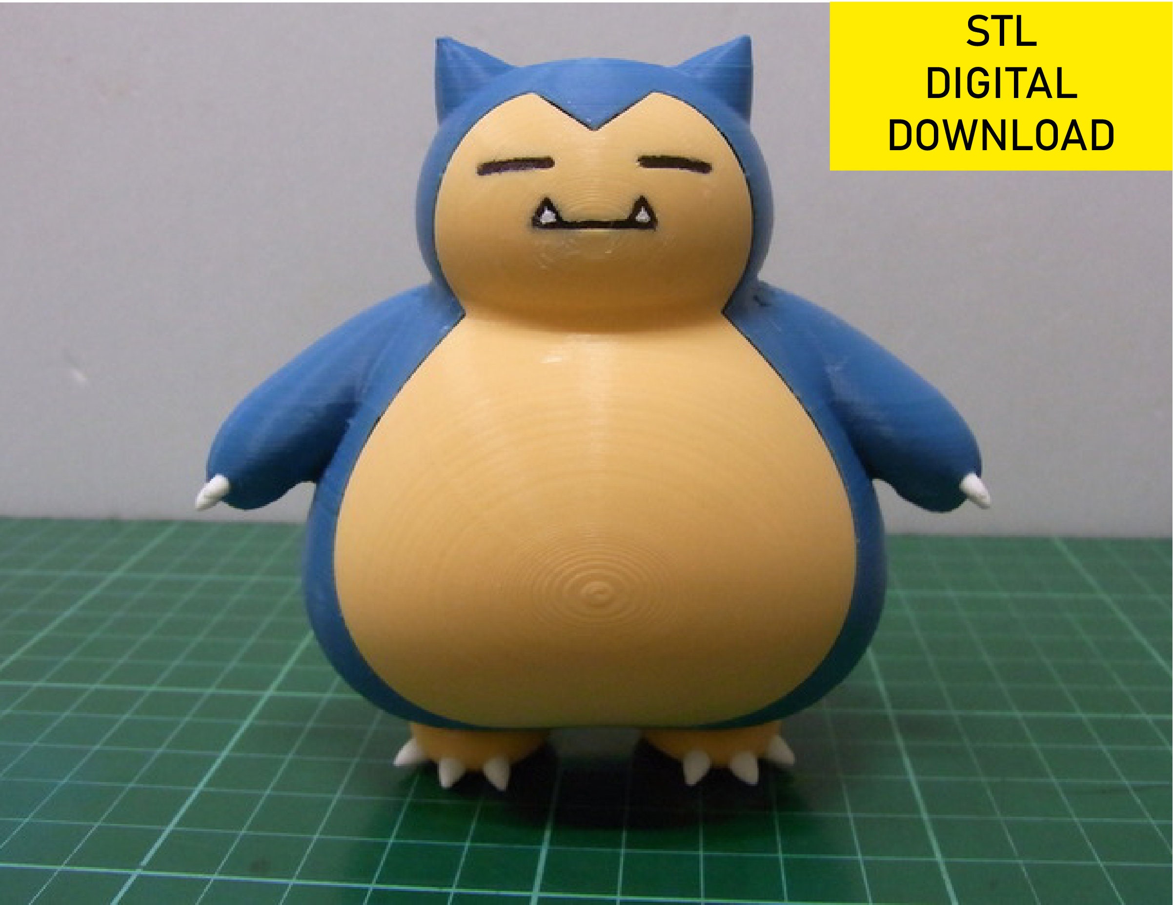 Snorlax Pokemon 3d Stl-Datei 3d Druck Datei - Etsy.de