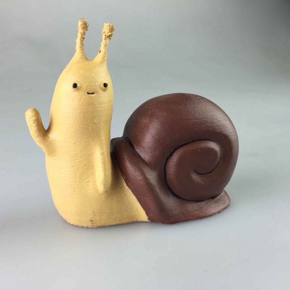 Adventure Time Waving Snail 3d Printer Stl Files Digital Download Cute ...