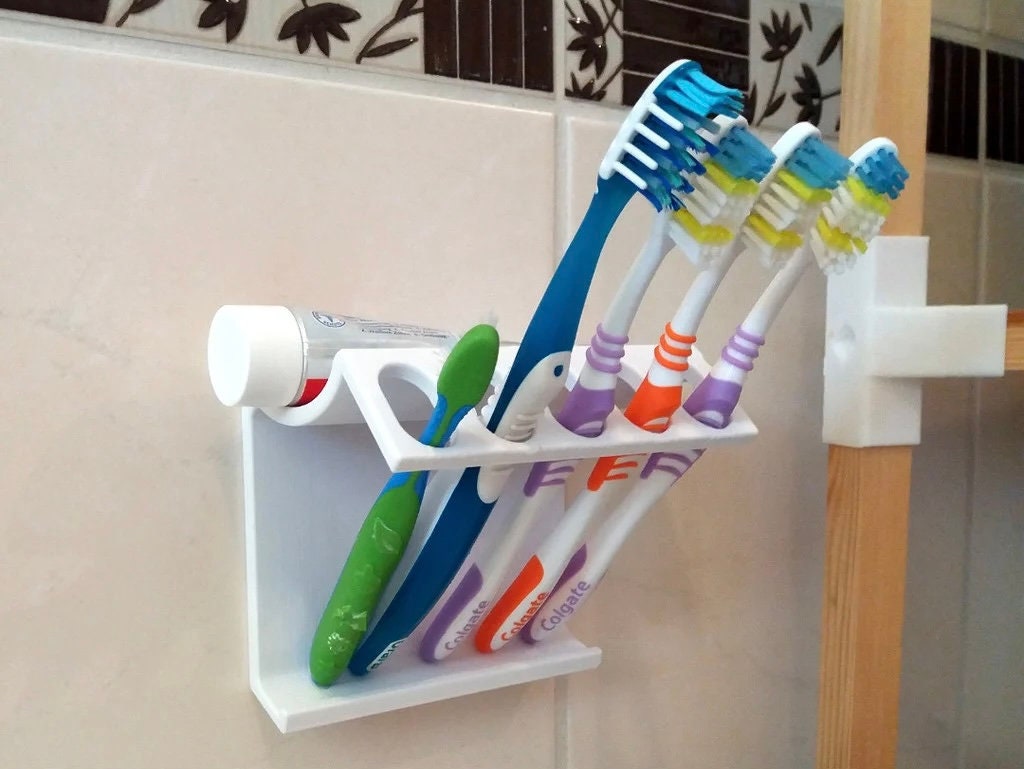 Brush Teeth Holder - 3d Print Stl File, Digital Download - Etsy