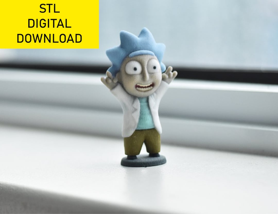 Rick and Morty 3d Stl File Printing Digital Download - Etsy Australia
