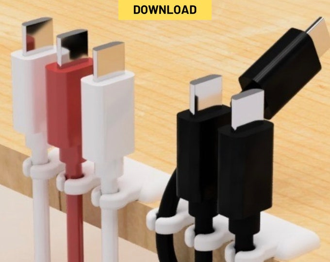 Cable Holder 3D Stl Files | Stl Files for 3D Printers | 3D Cable Holder ...