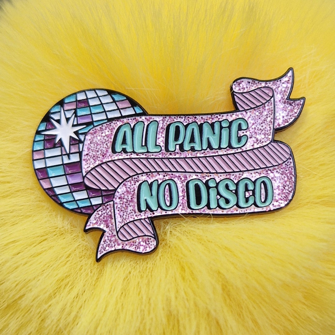 All Panic No Disco Enamel Pin Badge Panic at the Disco / Brendon Urie / Anxiety - Etsy