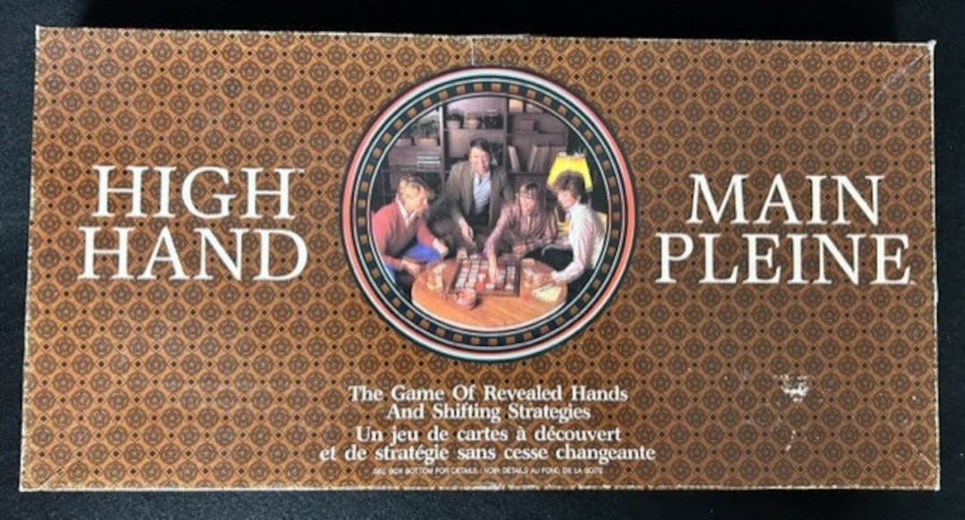 1984 High Hand Board Game by Milton Bradley - Etsy