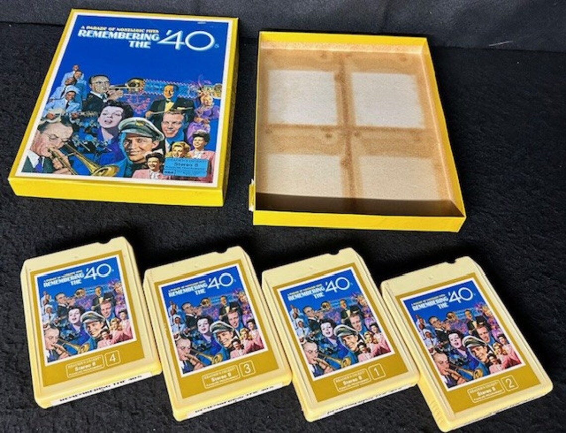 A Parade of Nostalgic Hits - Remembering the '40's - 8 Track Box Set - Etsy