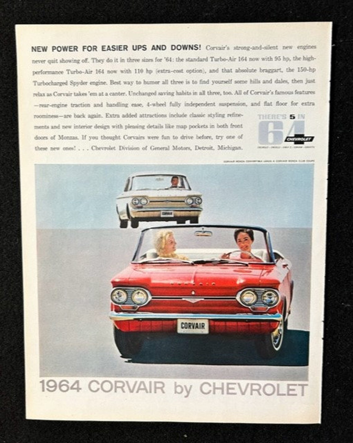 Assorted Original Chevrolet 1960's Advertisements - Etsy