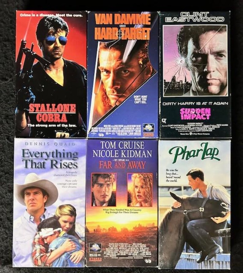 Assorted VHS Movies - Etsy