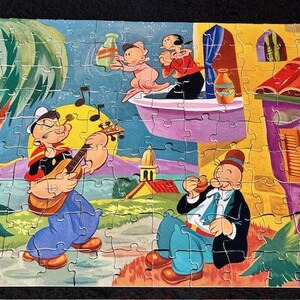 Vintage Jaymar Popeye Jigsaw Puzzle - Etsy