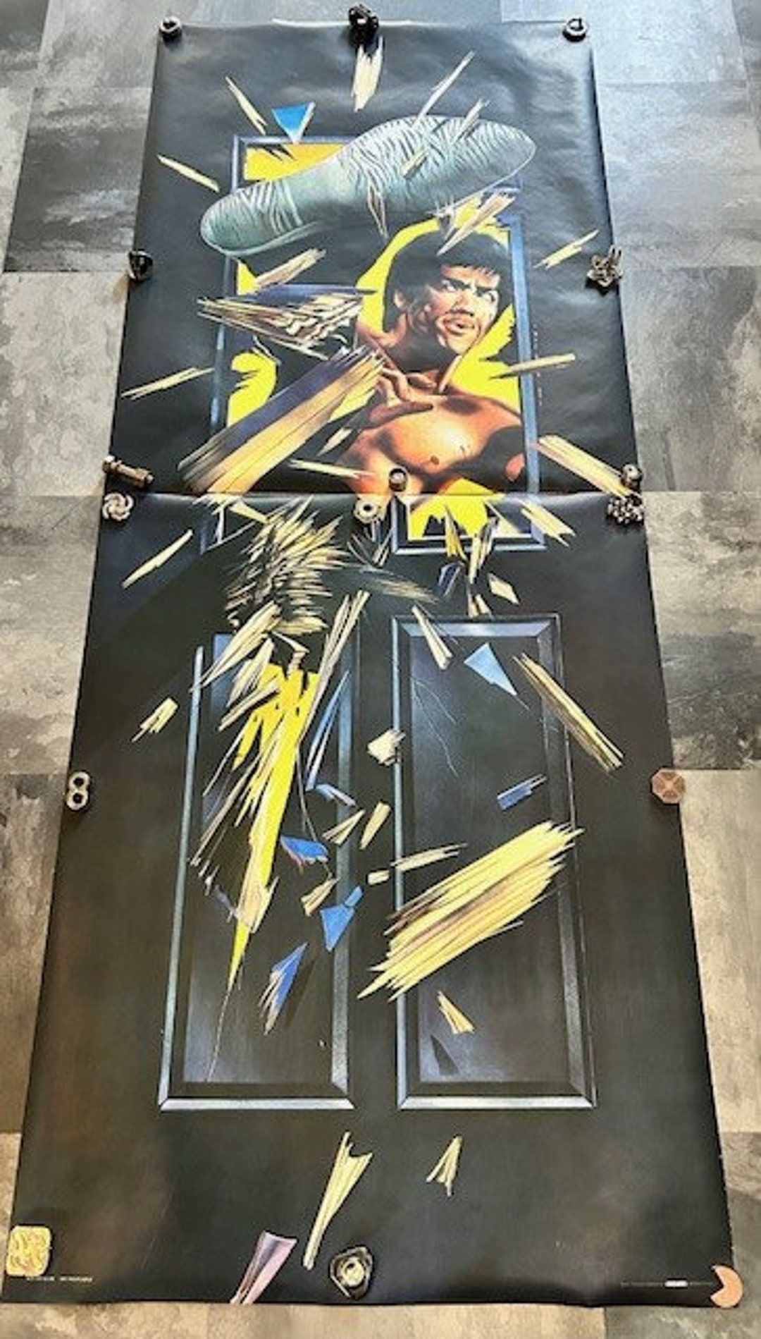 1977 Scandecor Bruce Lee Large Door Poster - Etsy