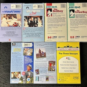 Assorted Vintage VHS Tapes - Tested - Etsy