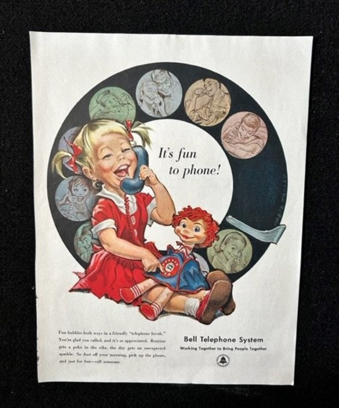1958 Bell Telephone System Advertisement - Etsy